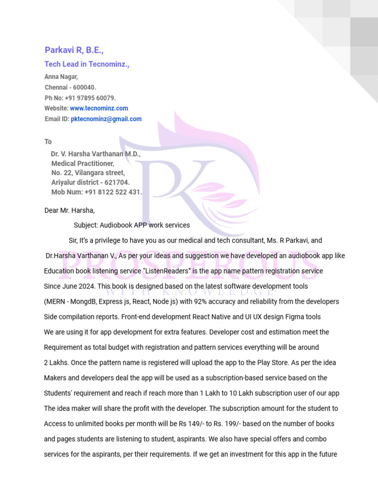 APP Work Document | PDF