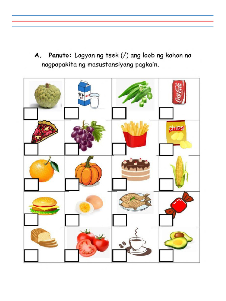 Kinder worksheet | PDF