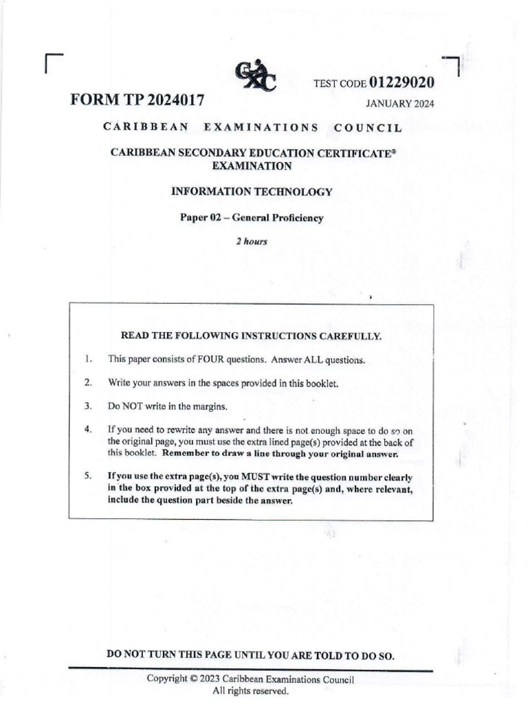 Infotech Work 1 | PDF