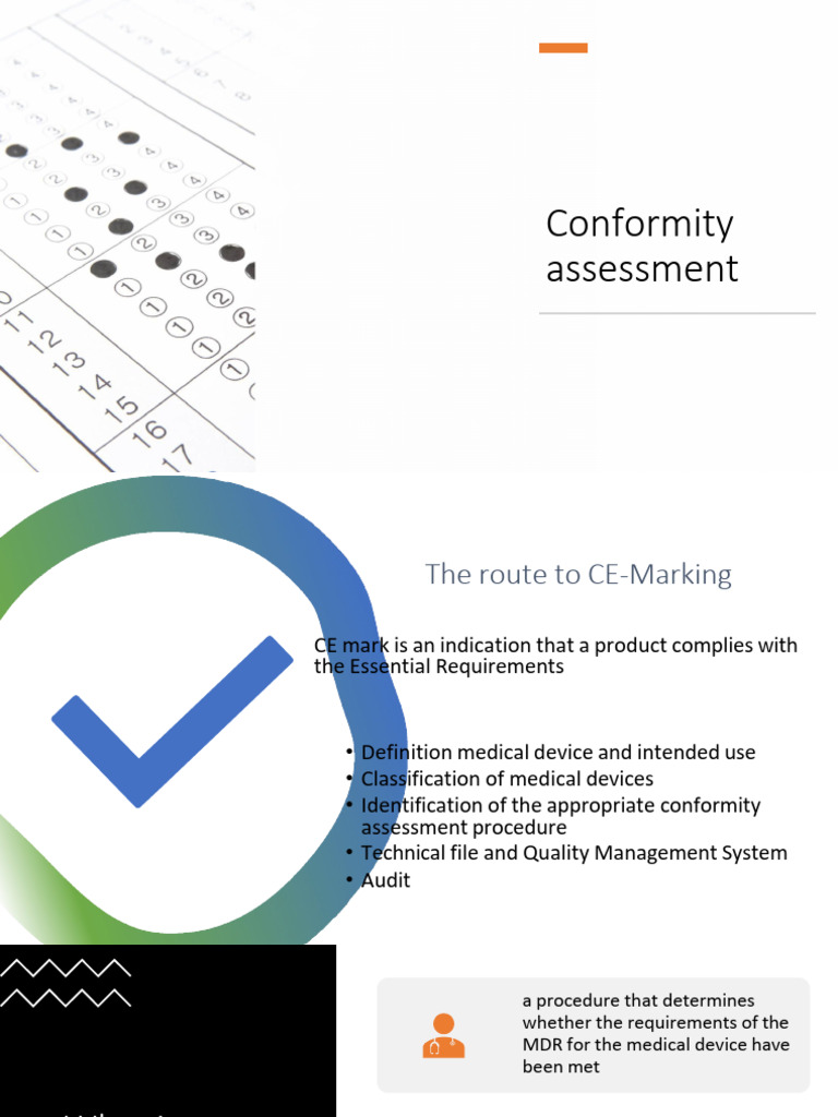 Lecture 4 Conformity assessment routes | PDF | Medical Device | Medicine Lecture 4 Conformity assessment routes | PDF | Medical Device | Medicine