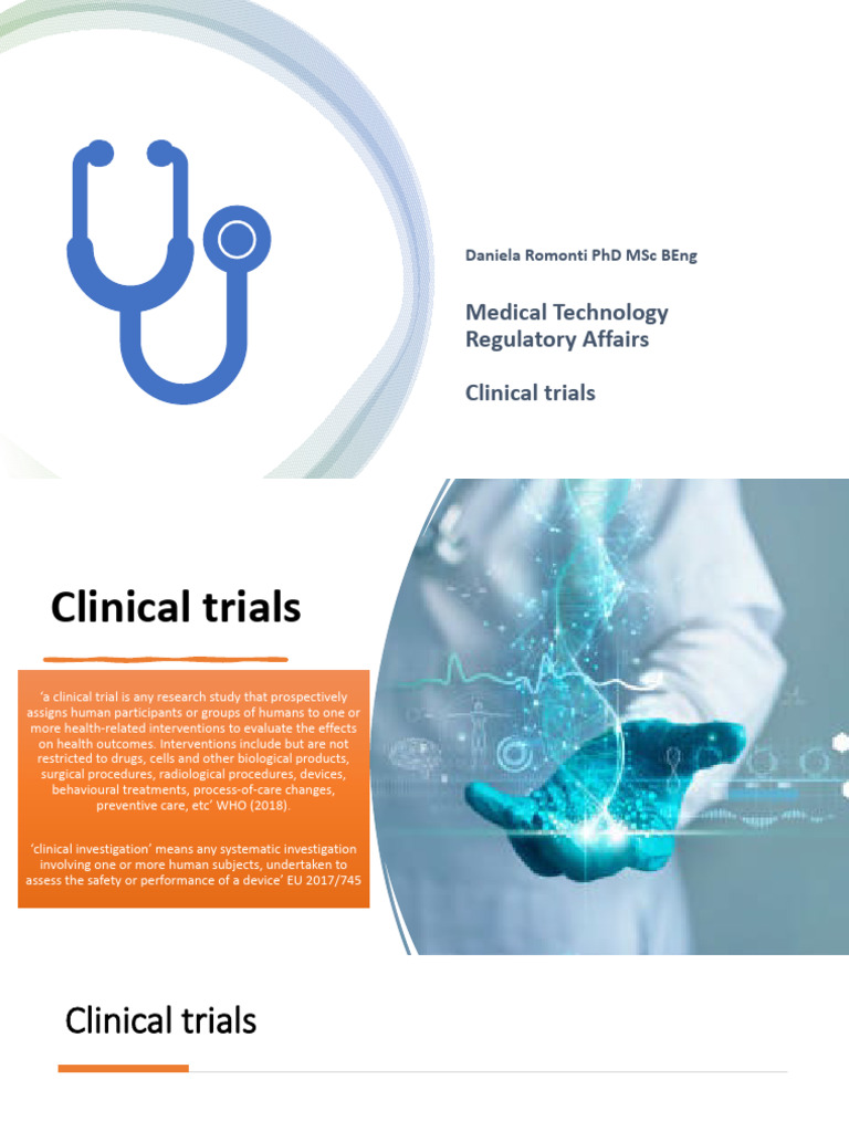 L3 An Introduction To Clinical Trials | PDF | Clinical Trial | Medical ...