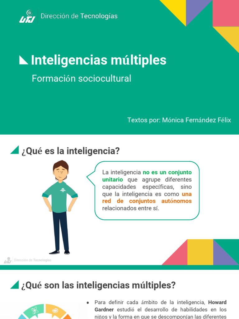 Inteligencias Múltiples: Tipos y Definición | PDF | Inteligencia ...