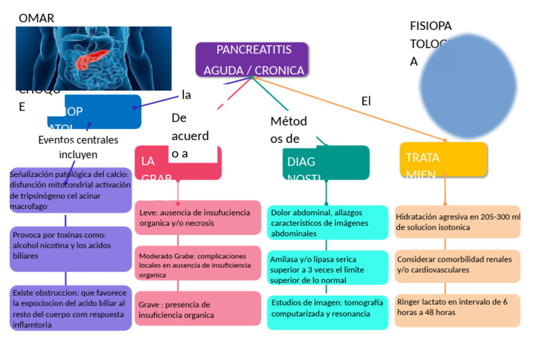 FISIOPATO PANCREATITIS AGUDA CRONICA - OMAR ARIEL GONZALES CHOQUE | PDF | Especialidades Medicas ...