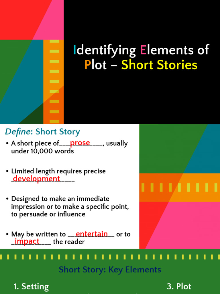 Short Stories - Elements of Plot.pptx | PDF | Plot (Narrative) | Psychology