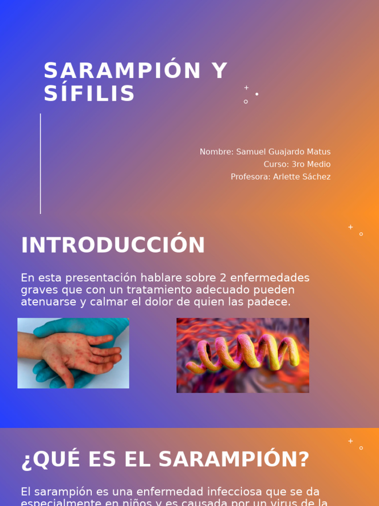 SARAMPIÓN | PDF | Sarampión | Microbiología