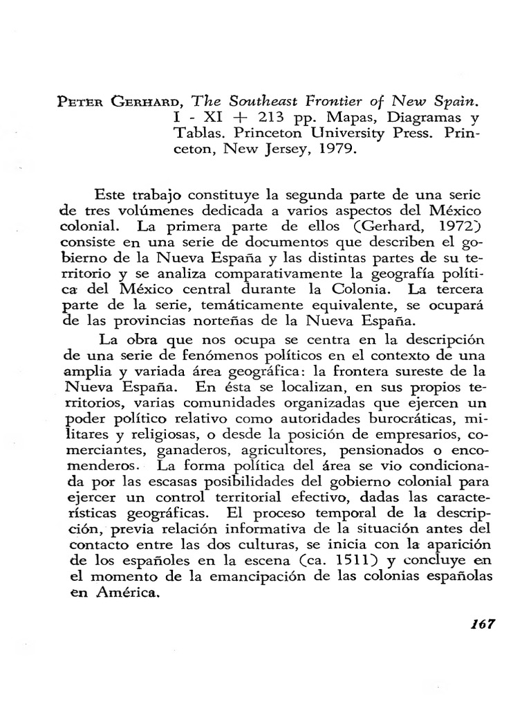 Peter Gerhard | PDF | Nueva españa | España