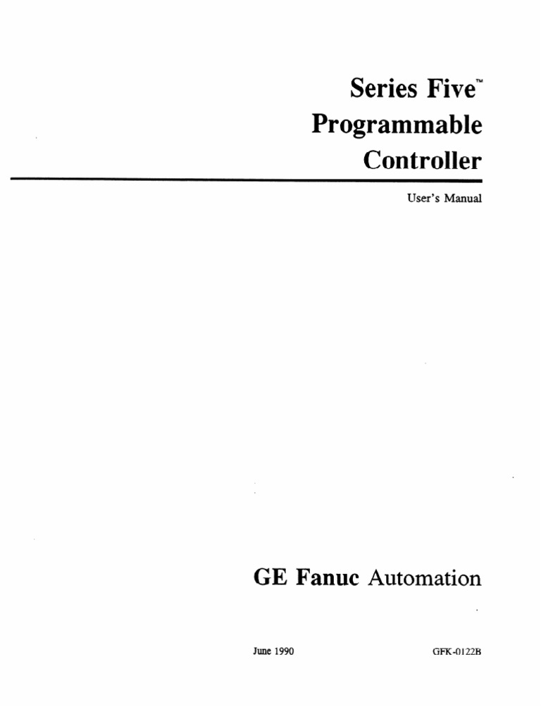 GFK 0122 B | PDF | Programmable Logic Controller | Input/Output