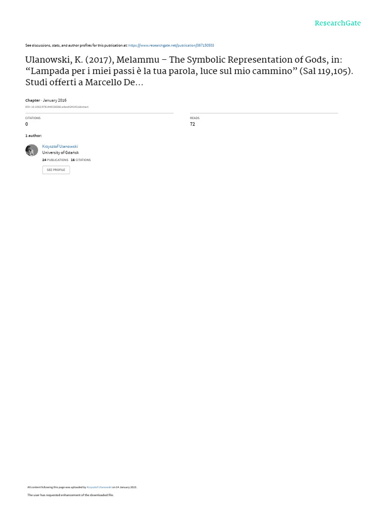 Melammu 241209 231310 | PDF | Athena | Assyria