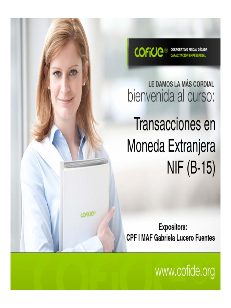 Viii-3 22marzo2018 Transacciones Moneda Extranjera Nif B-15 | PDF ...