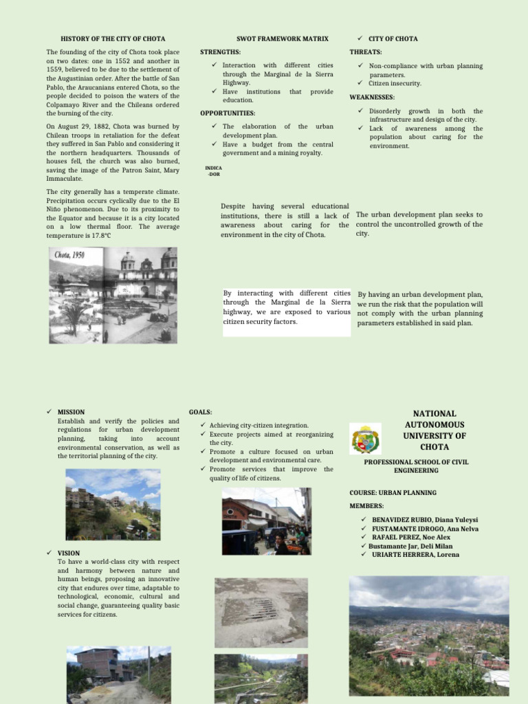 History of The City of Chota | PDF | Natural Environment | Earth Sciences