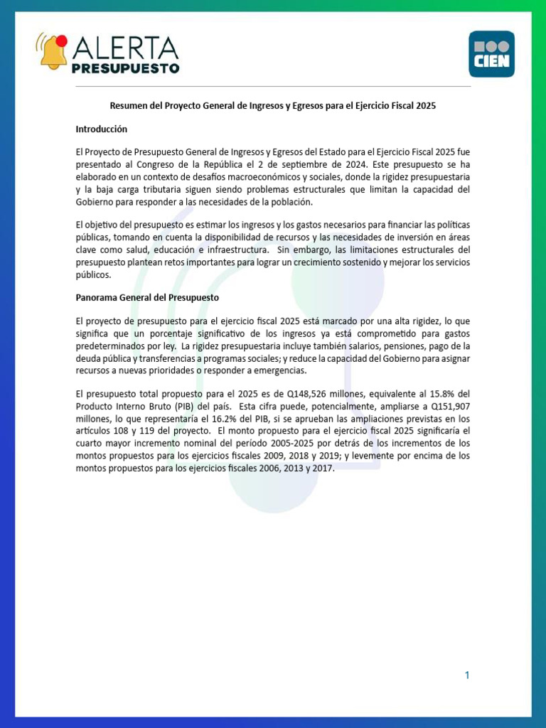 Resumen-Ejecutivo-del-Analisis-del-Proyecto-General-de-Ingresos-y-Egresos-del-Estado-Ejercicio ...