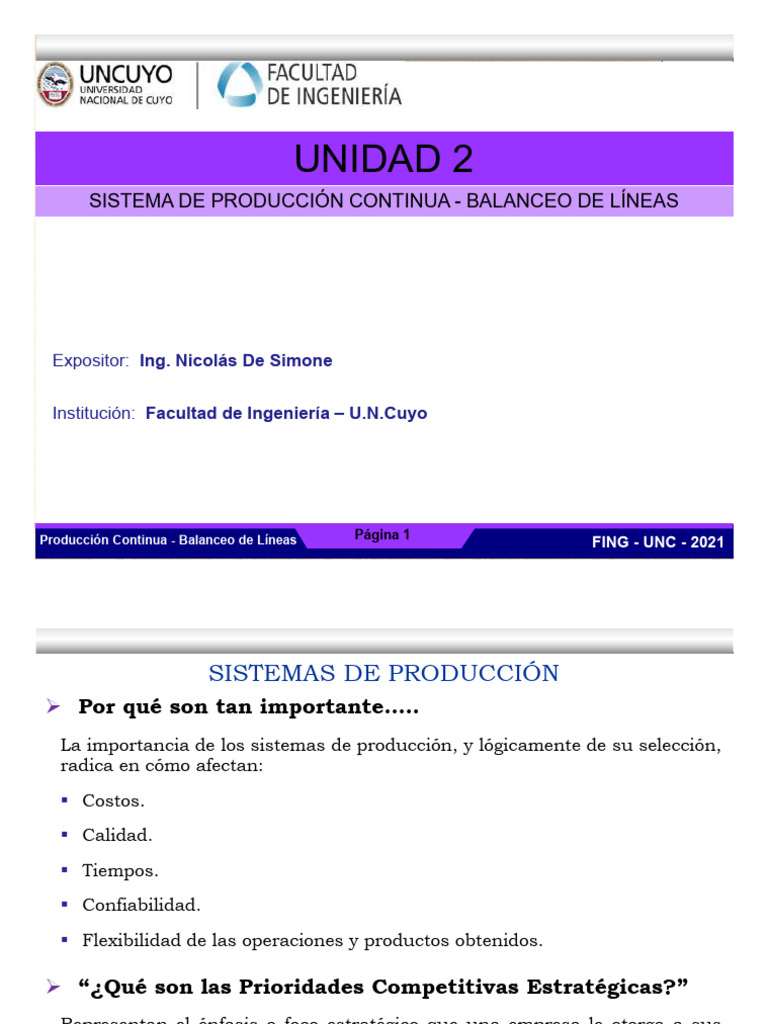 Procesos y Balanceo de Líneas | PDF