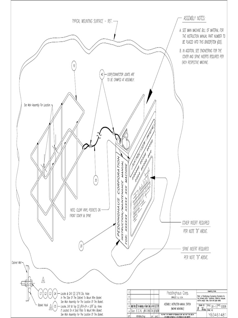 YB3461481 Instruction Manual Station Assembly | PDF