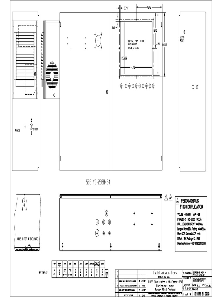 YA18090-311!00!00 Diagrama Eléctrico | PDF