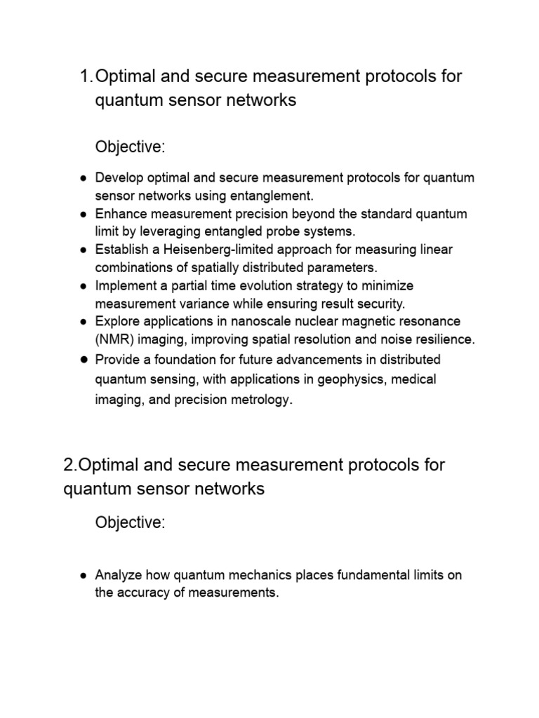 Paper Objective | PDF | Quantum Entanglement | Quantum Mechanics