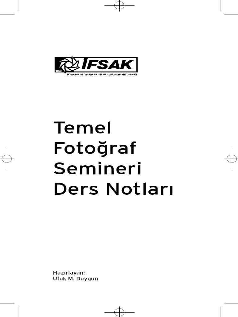 Temel Fotoğraf Semineri Ders Notları | PDF