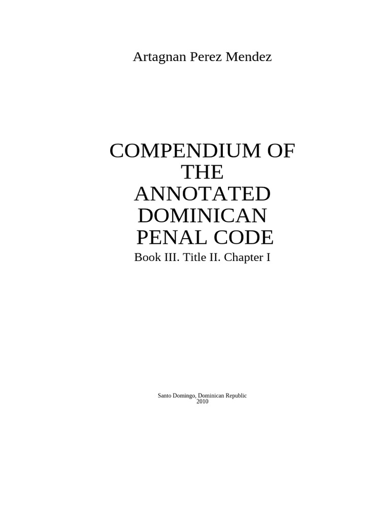 Summary of the Penal Code | PDF | Murder | Crimes