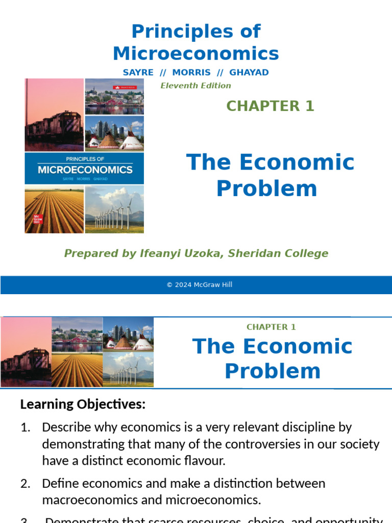 SayreMicro11e - PPT - CH - 1 2 | PDF | Microeconomics | Macroeconomics