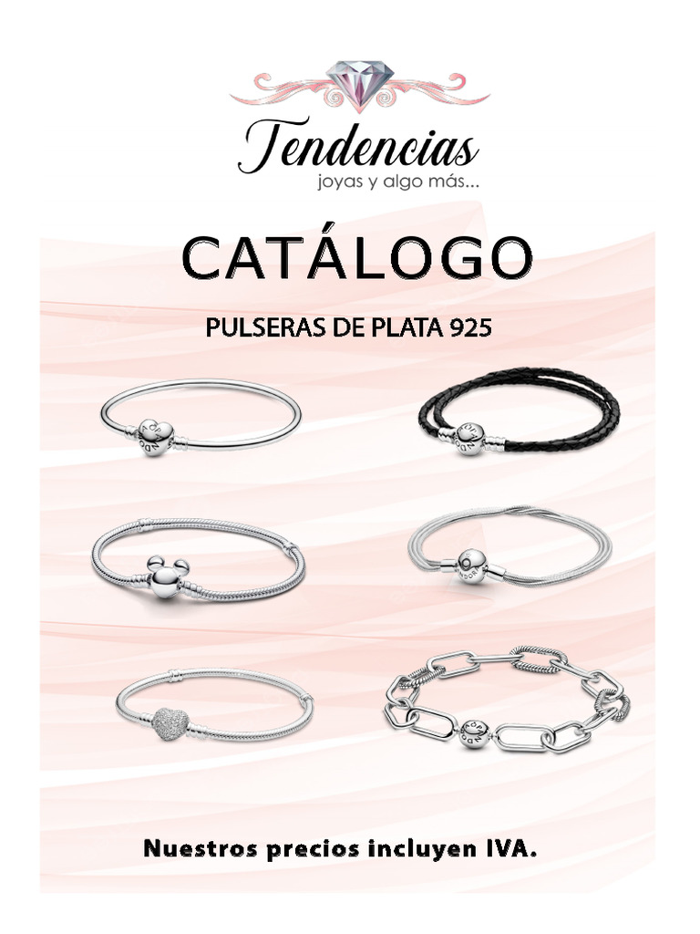 Catálogo de Pulseras de Plata 925 | PDF