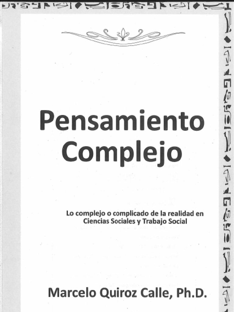 Pensamiento complejo | PDF