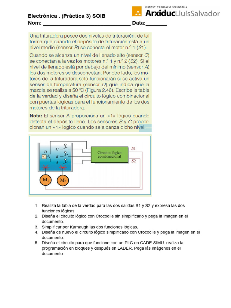 C-pia de Pr-ctica 3. Circuits l-gics SOIB | PDF