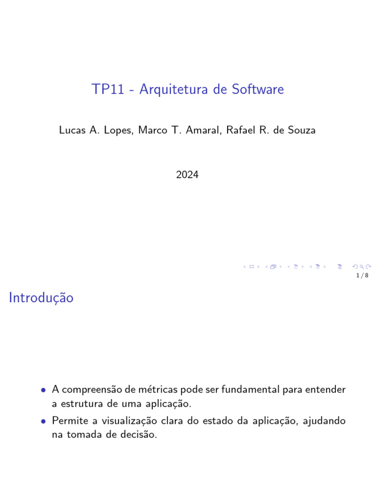 TP11 Arquitetura de Software | PDF
