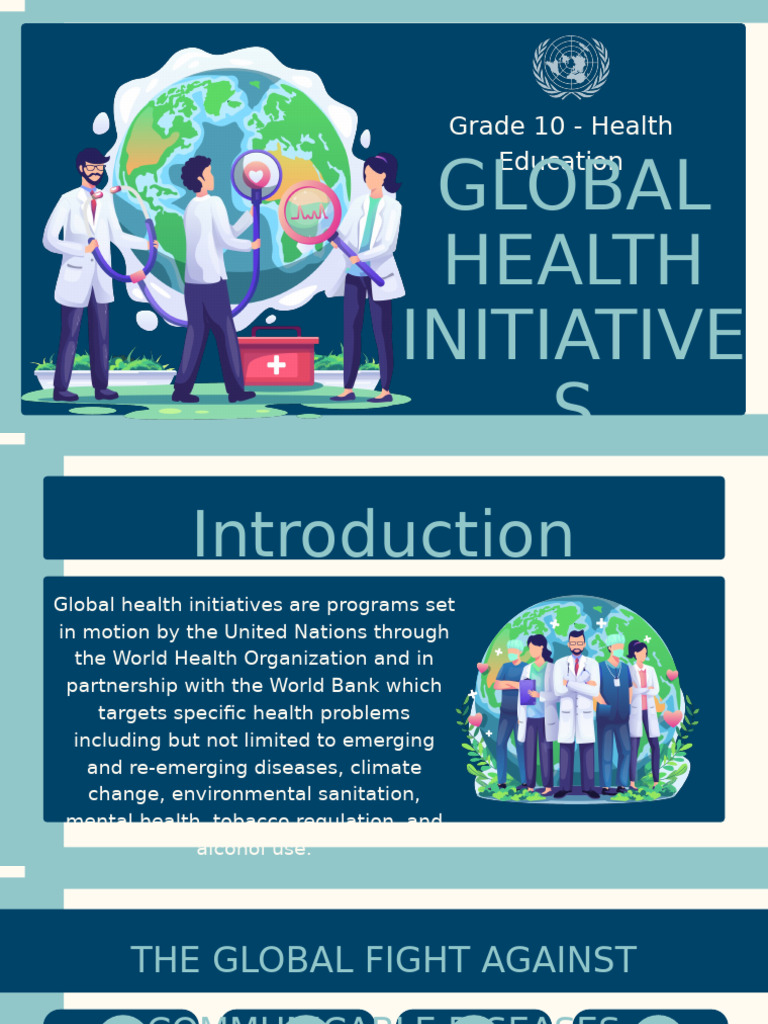 The Global Health Initiatives | PDF | Non Communicable Disease ...