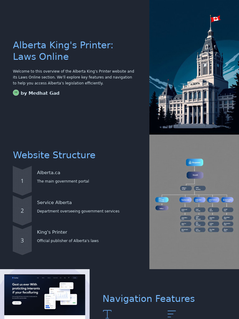 Alberta Kings Printer Laws Online | PDF | Websites | Usability