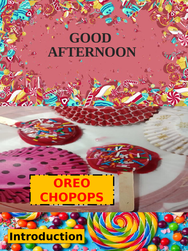 Oreo Chopops Proposal | PDF | Market (Economics) | Business Process