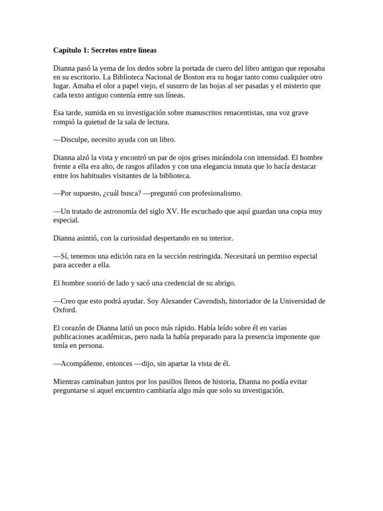 Capítulo 1 Historia 5 | PDF