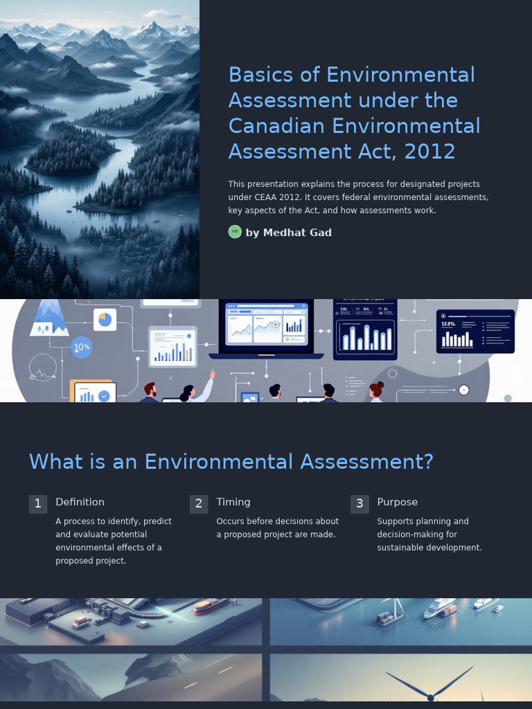 Understanding CEAA 2012 Environmental Assessments | PDF | Environmental ...