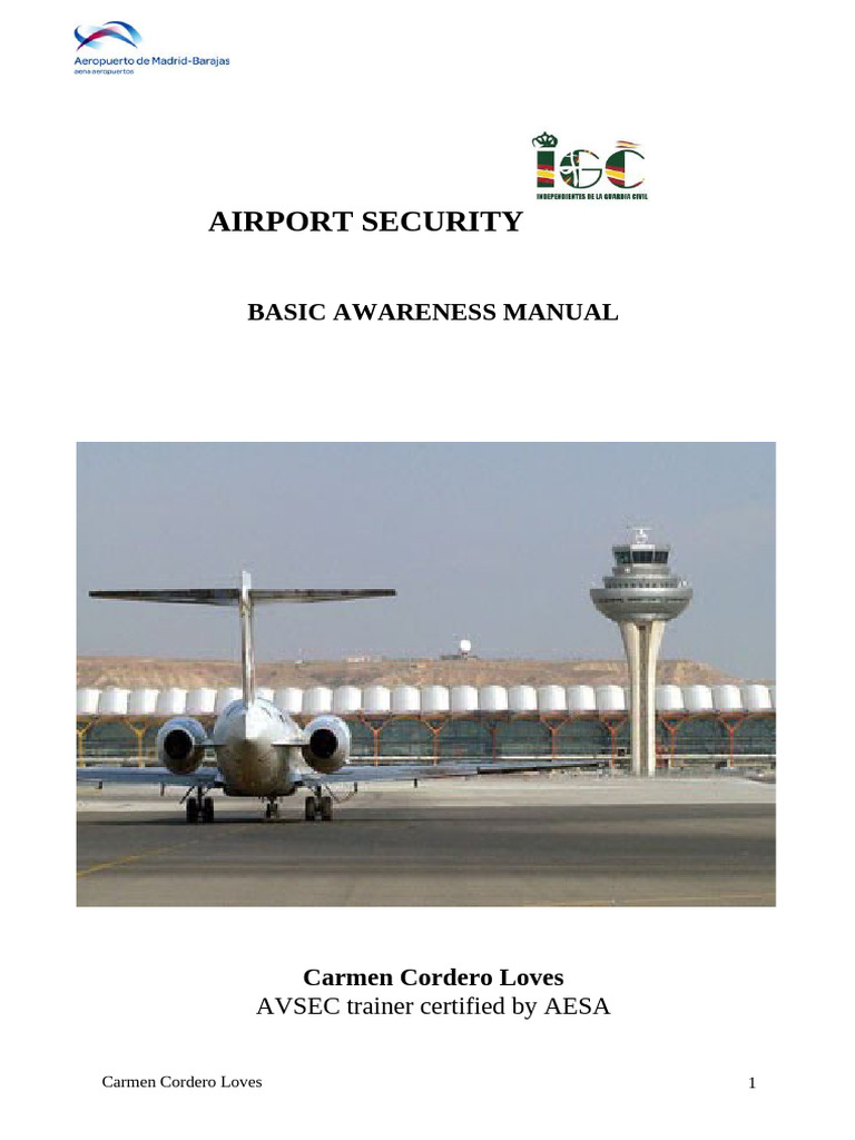 Airport Security Basic Manual | PDF | Airport Security | European Union
