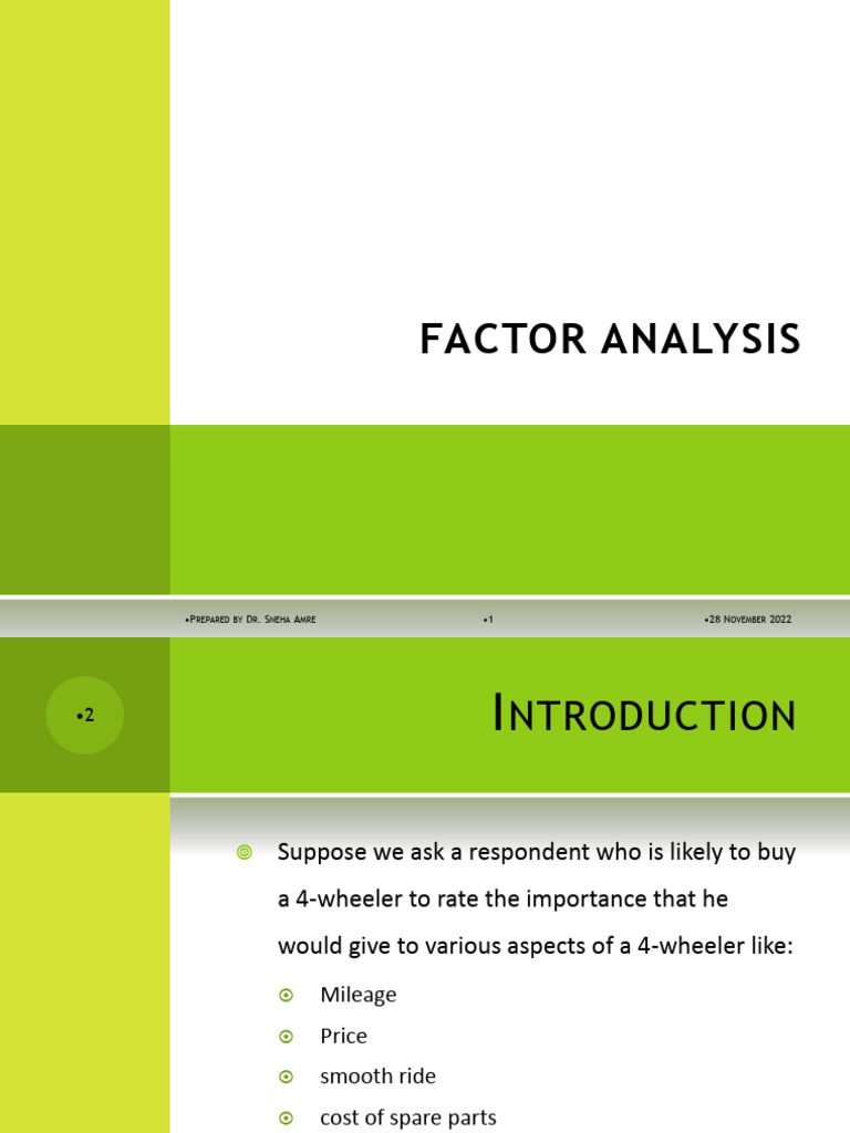 Factor Analysis (2) | PDF | Factor Analysis | Variance