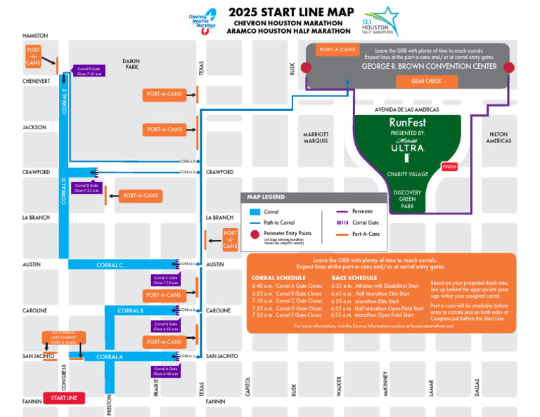 Start-Line-Map | PDF | Long Distance Races | Long Distance Running