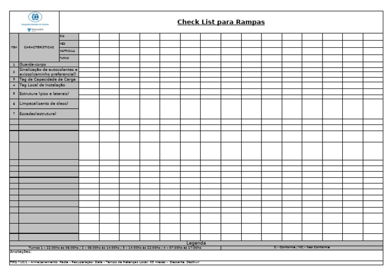 FGQ_710_Check_List_Rampas | PDF