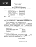 BPOC PLAN Reso Approving 2024 | PDF | Government | Philippines