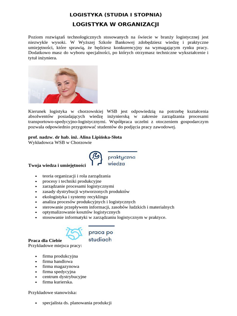 Logistyka W Organizacji | PDF