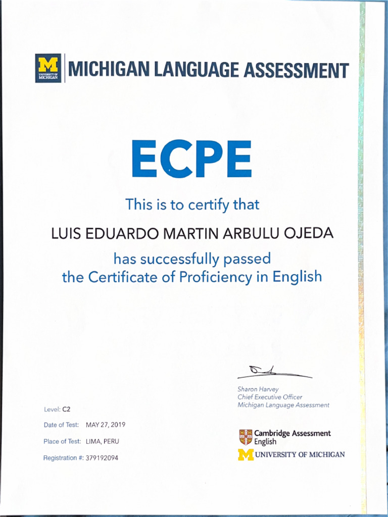 ECPE | PDF