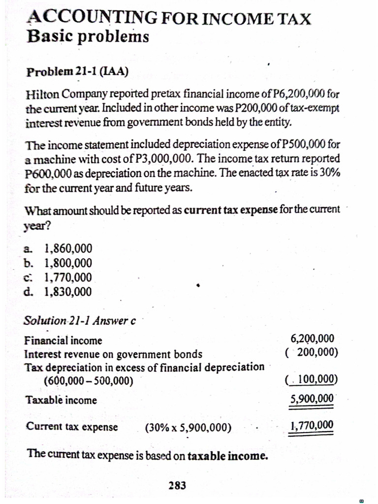 Accounting For Income Taxes Pdf