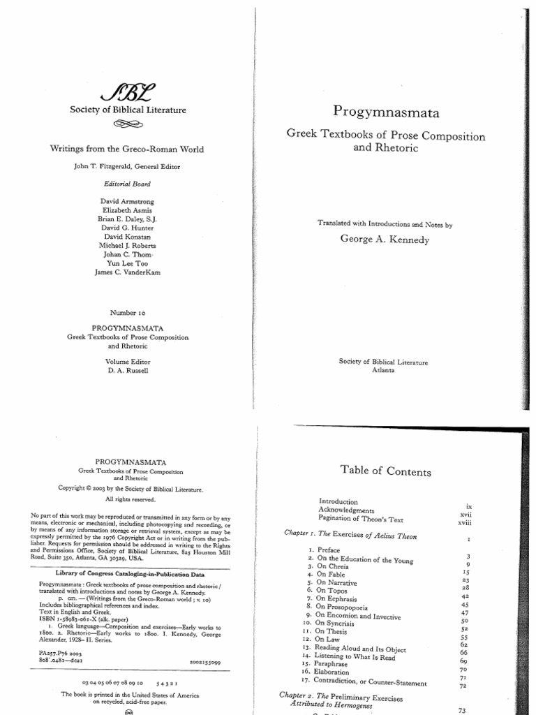 Progymnasmata_Greek_Textbooks_of_Prose_Composition_and_Rhetoric | PDF