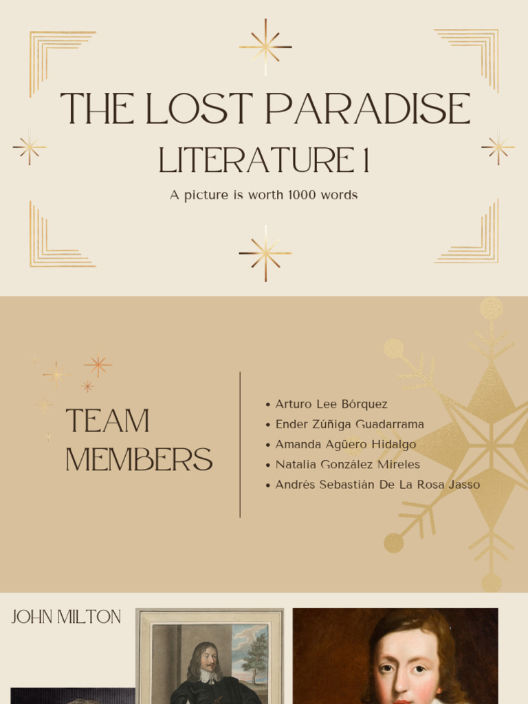 Analysis of "The Lost Paradise" | PDF