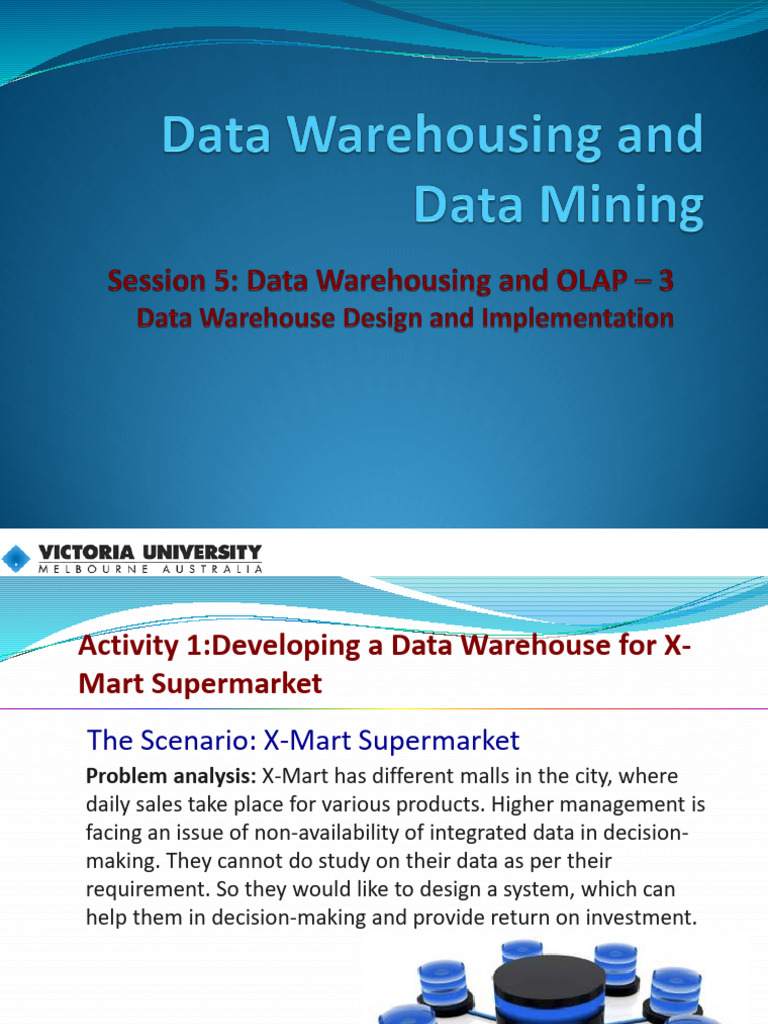 Session 5 - Data Warehousing and OLAP | PDF | Data Warehouse | Information Technology