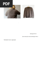 Gerda Sweater | PDF | Knitting | Knitting Needle
