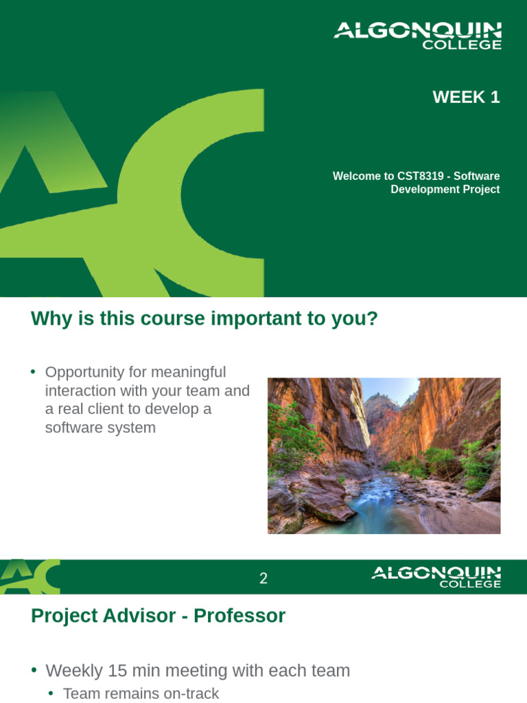 Week 1 - Introduction To Course | PDF