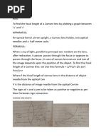 B Experiment 1 - Focal Length of Convex Lens | PDF | Optics | Applied ...
