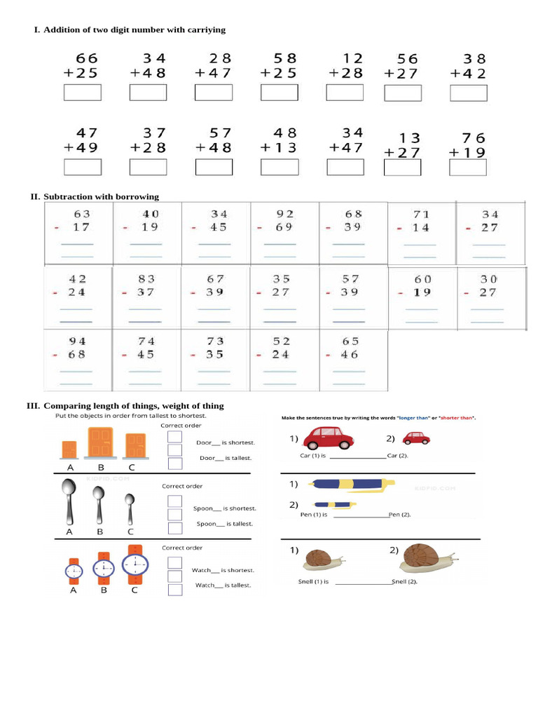 Math Basics for Young Learners | PDF