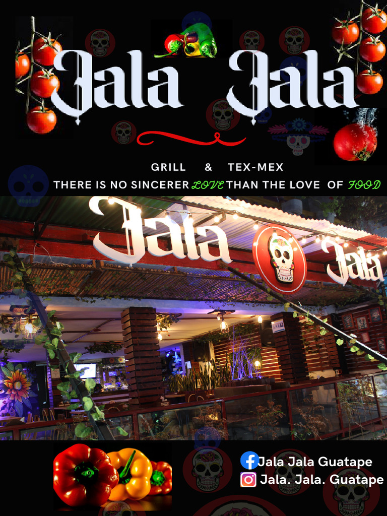 Carta Jala Jala Agosto 2024 | PDF | Hamburguesas | Parilla