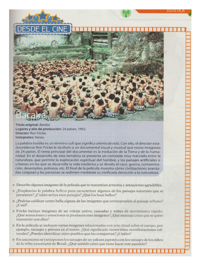 Video Actividad Baraka | PDF