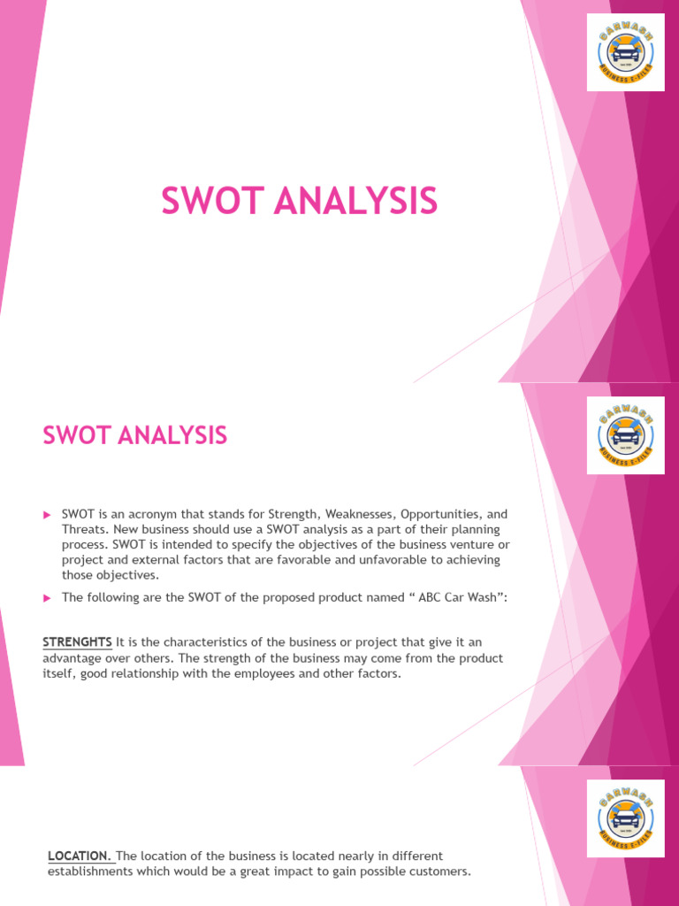 LESSON 2 - SWOT ANALYSIS | PDF | Swot Analysis | Business