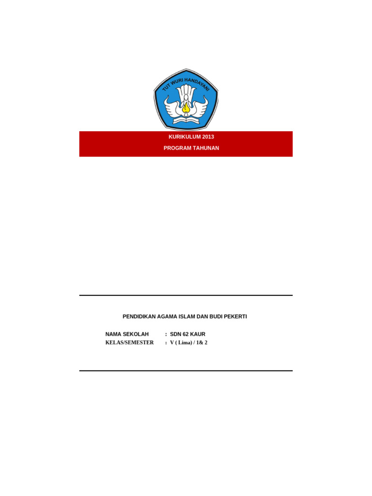 7. PROTA kelas 5 2018-2019 | PDF